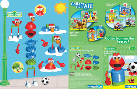 Instruction book image for Kid K'NEX Kick It Elmo set